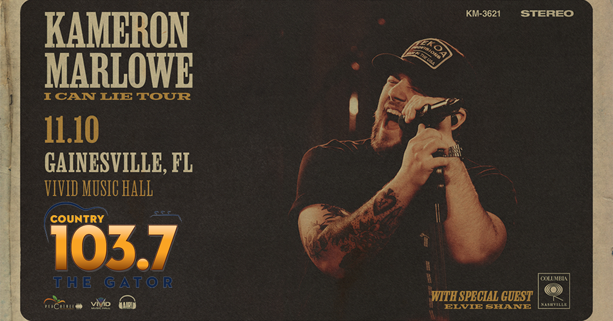Kameron Marlowe at Vivid Music Hall – 103.7 The Gator
